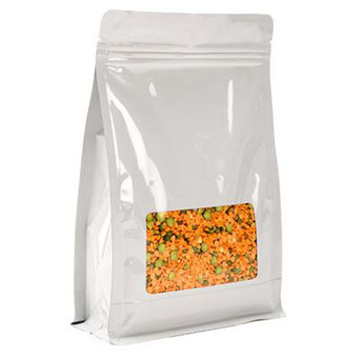 Windowed Flat Bottom Pouches - Ouma Flexible Packaging
